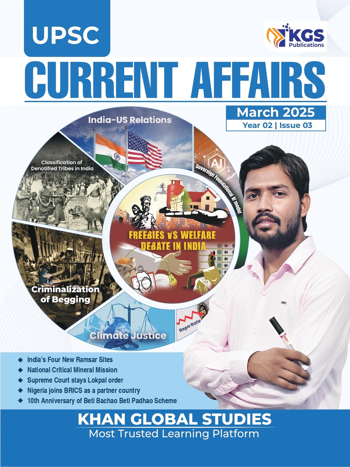 UPSC Current Affairs Magazine March 2025 English Edition